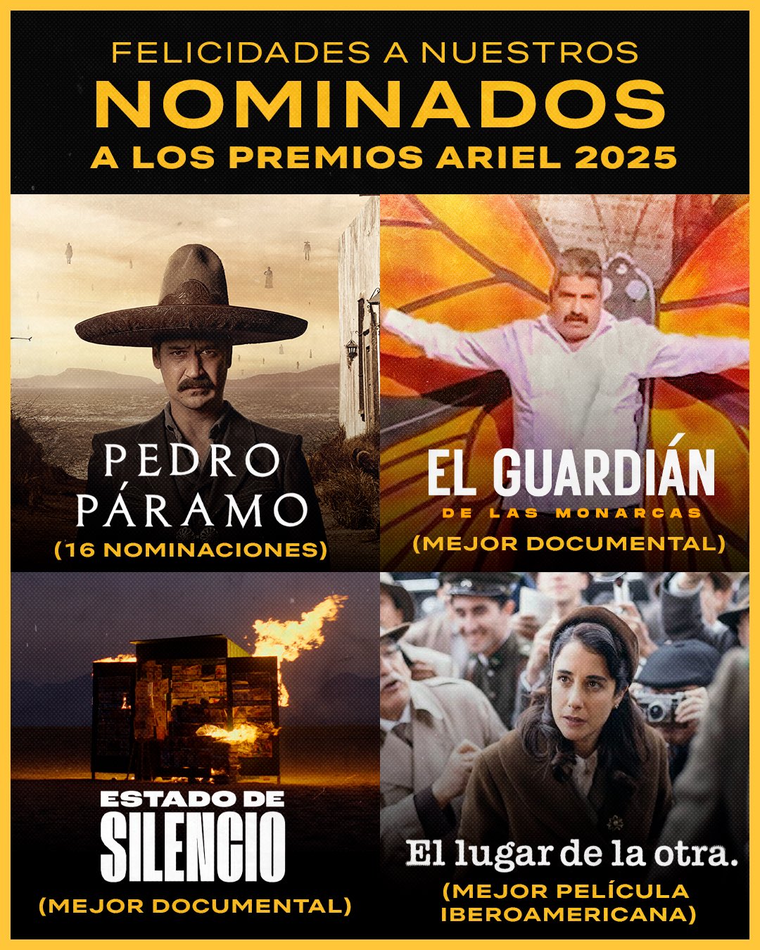 PREMIOS ARIEL 2025: LAS NOMINADAS QUE PUEDES VER EN NETFLIX - Jalisco TV